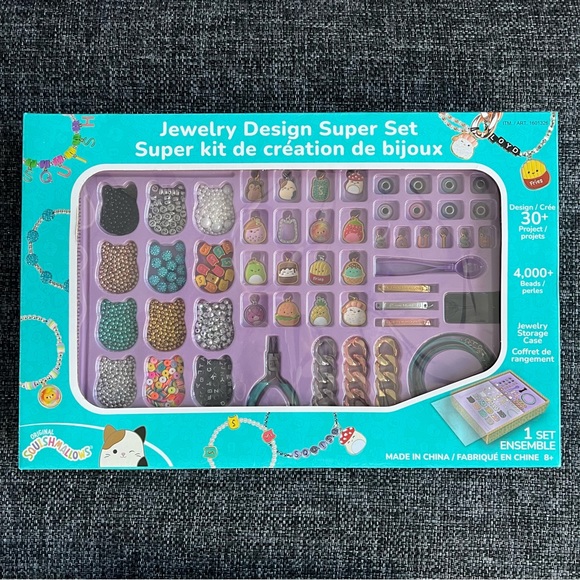 Squishmallows | Toys | Nib Squishmallow Jewelry Design Super Set | Poshmark